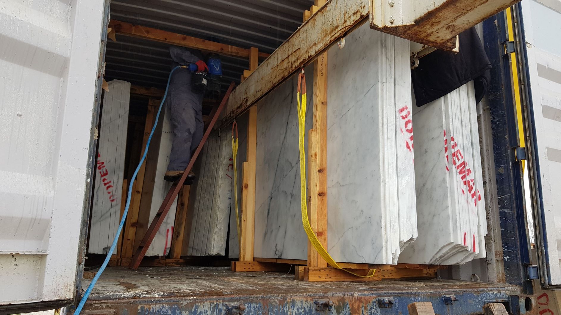 Loading Marble Slabs Doremar Marble